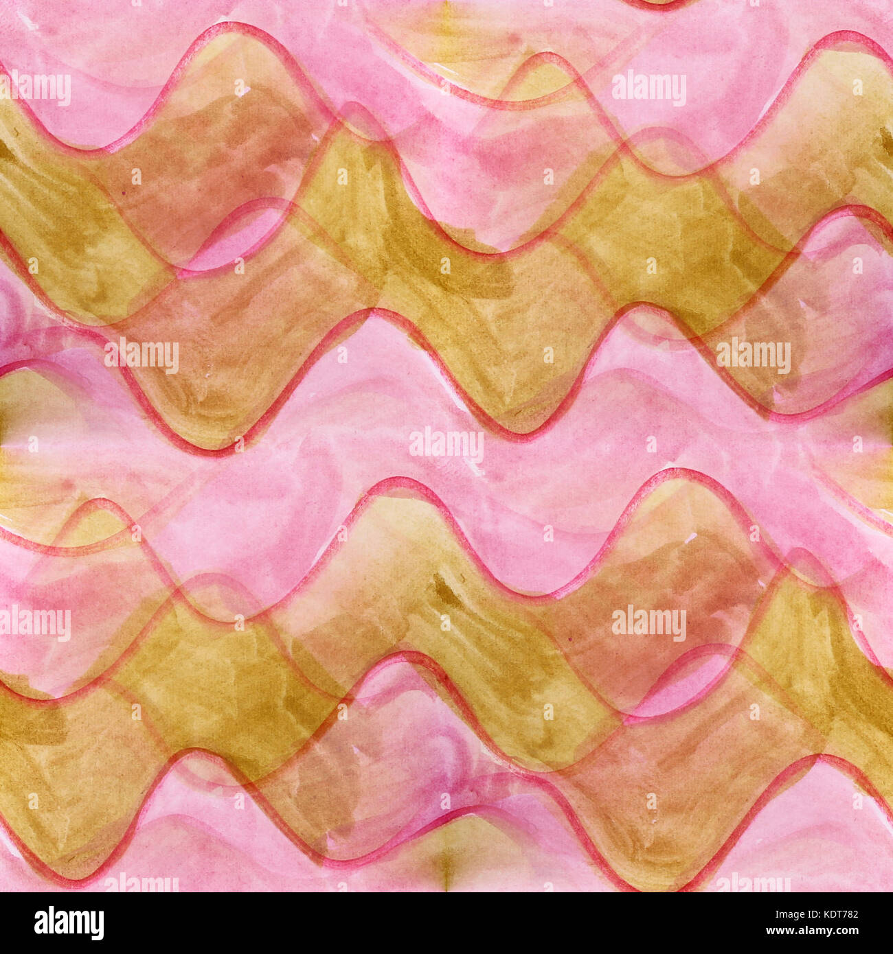 seamless Colour waves watercolor artist wallpaper modern texture Stock ...