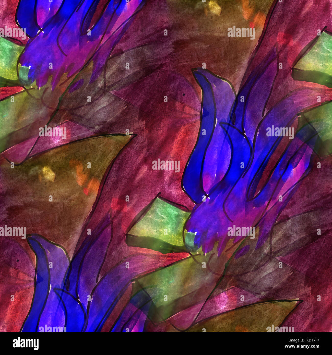 art light flower, brown, blue victory background texture waterco Stock ...