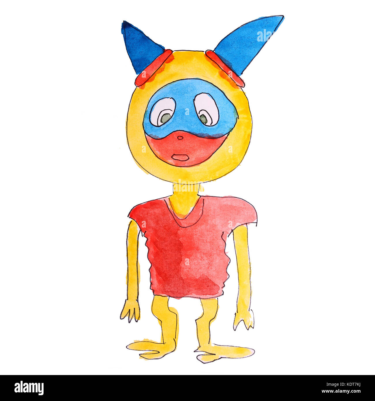 Cat drawing Cut Out Stock Images & Pictures - Alamy