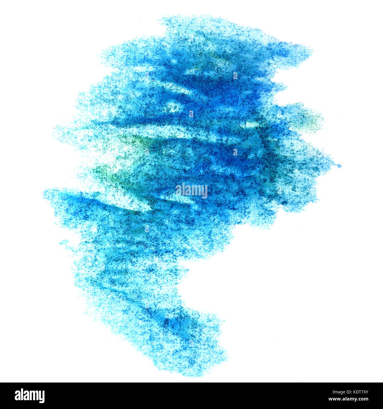 paint splash ink blue stain watercolour blob spot brush watercol Stock ...