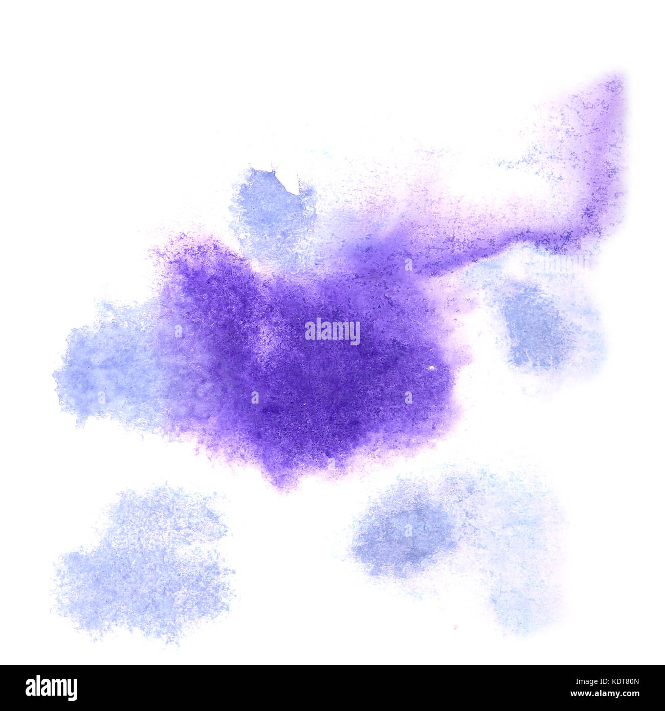 paint splash ink stain watercolour blob blue spot brush watercol Stock ...