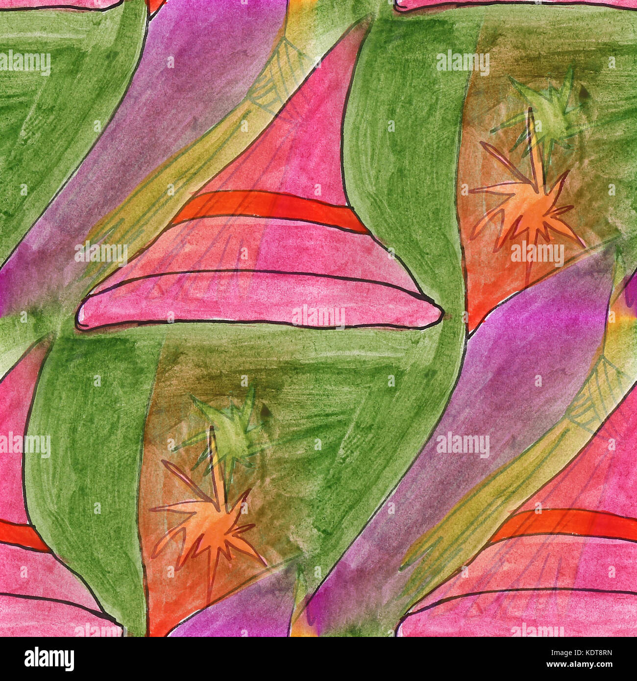 modern Star hat seamless watercolor artist wallpaper texture of Stock ...