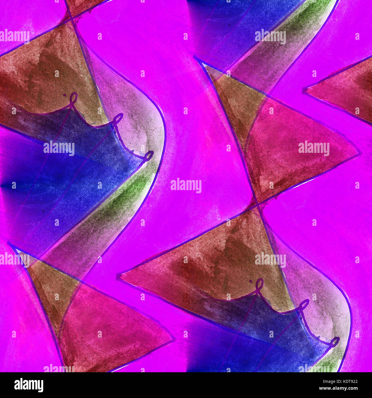 seamless purple, blue watercolor artist wallpaper modern texture Stock ...