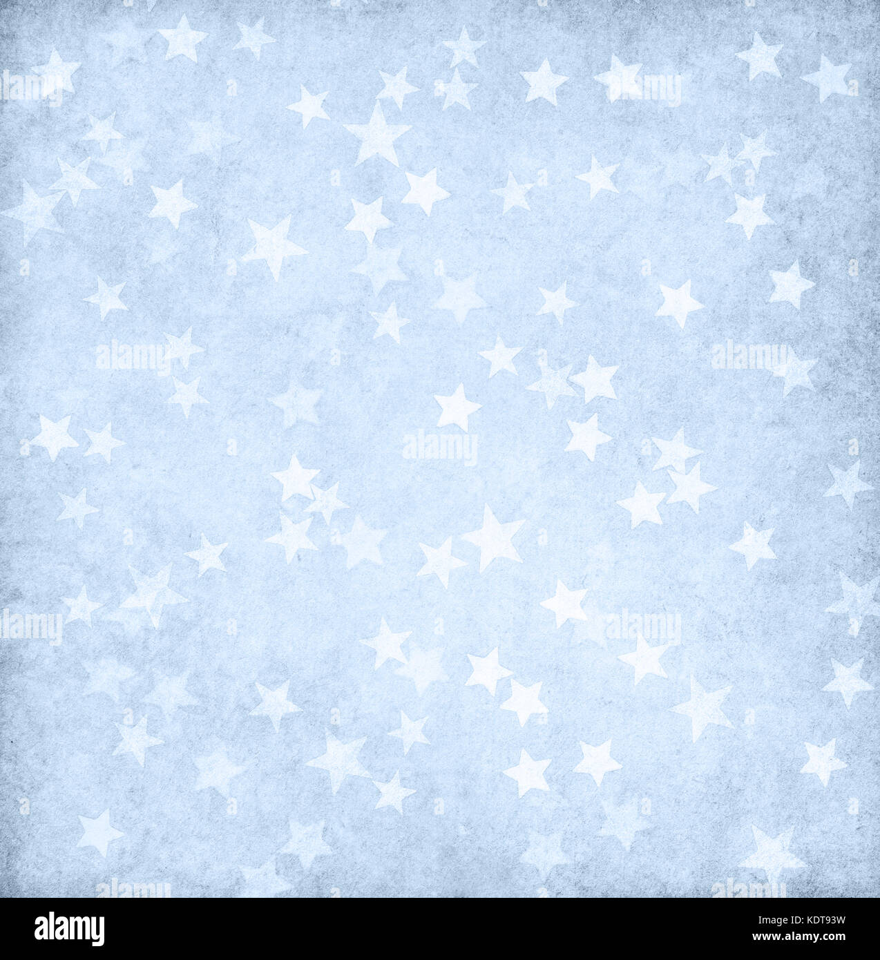 Vintage light blue paper decorated with stars Stock Photo - Alamy
