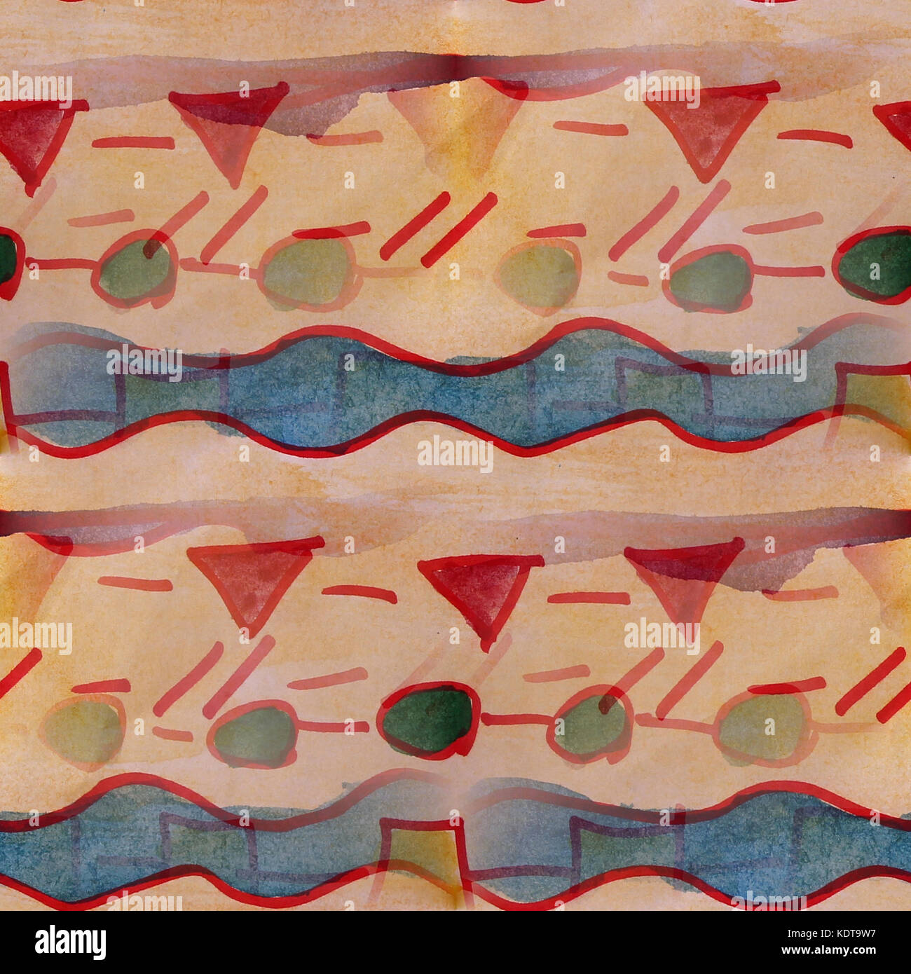 creation blue, beige, red contemporary avant-garde art backgroun Stock ...
