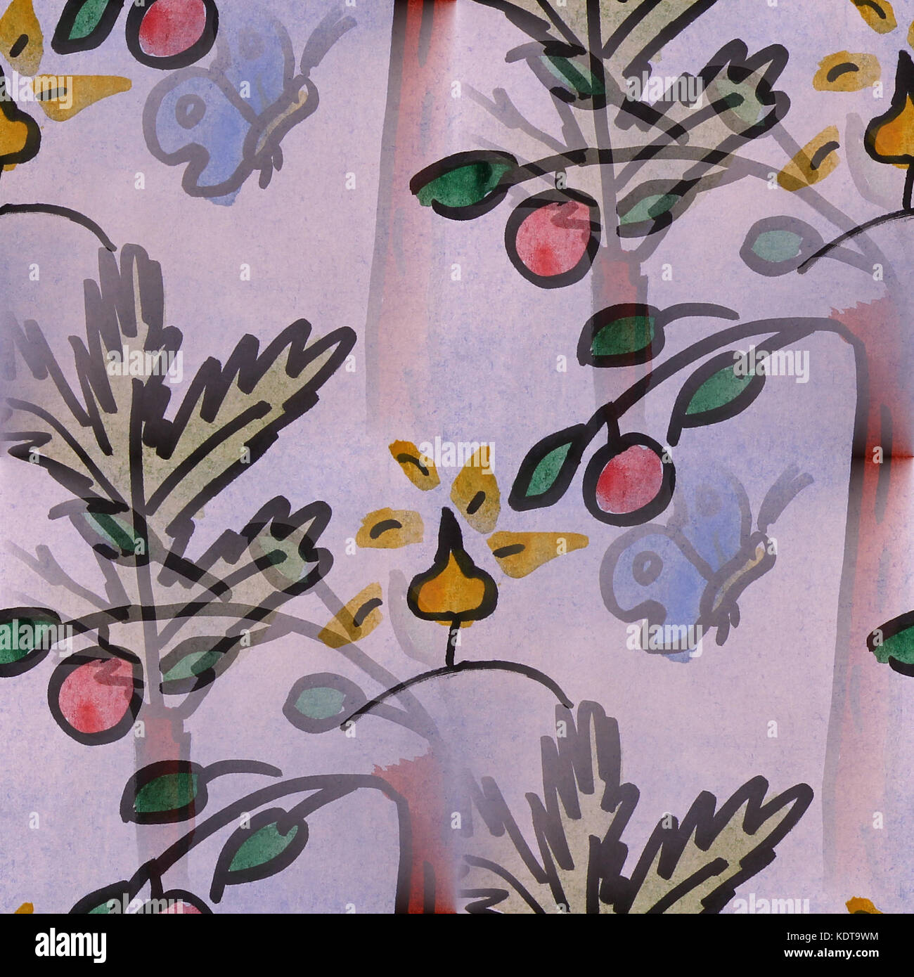 creation blue, yellow, red contemporary avant-garde art backgrou Stock ...