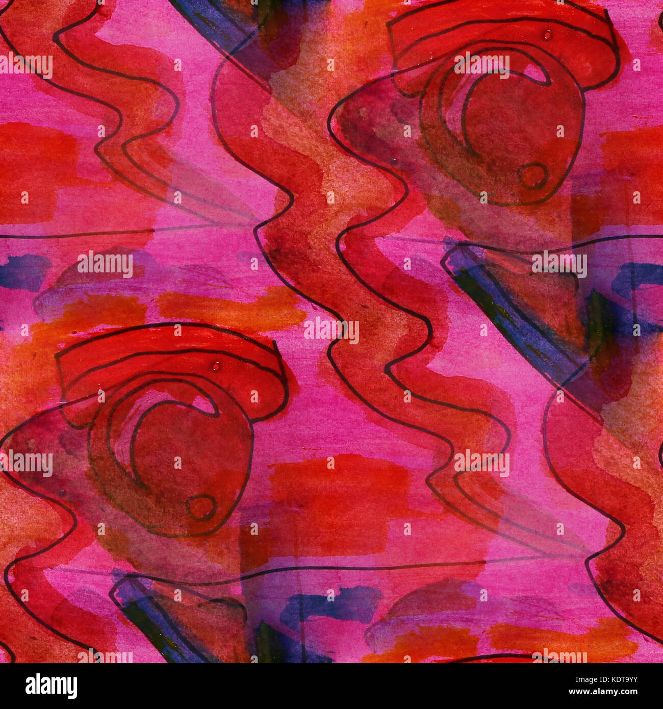 creation red, pink contemporary avant-garde art background seaml Stock ...