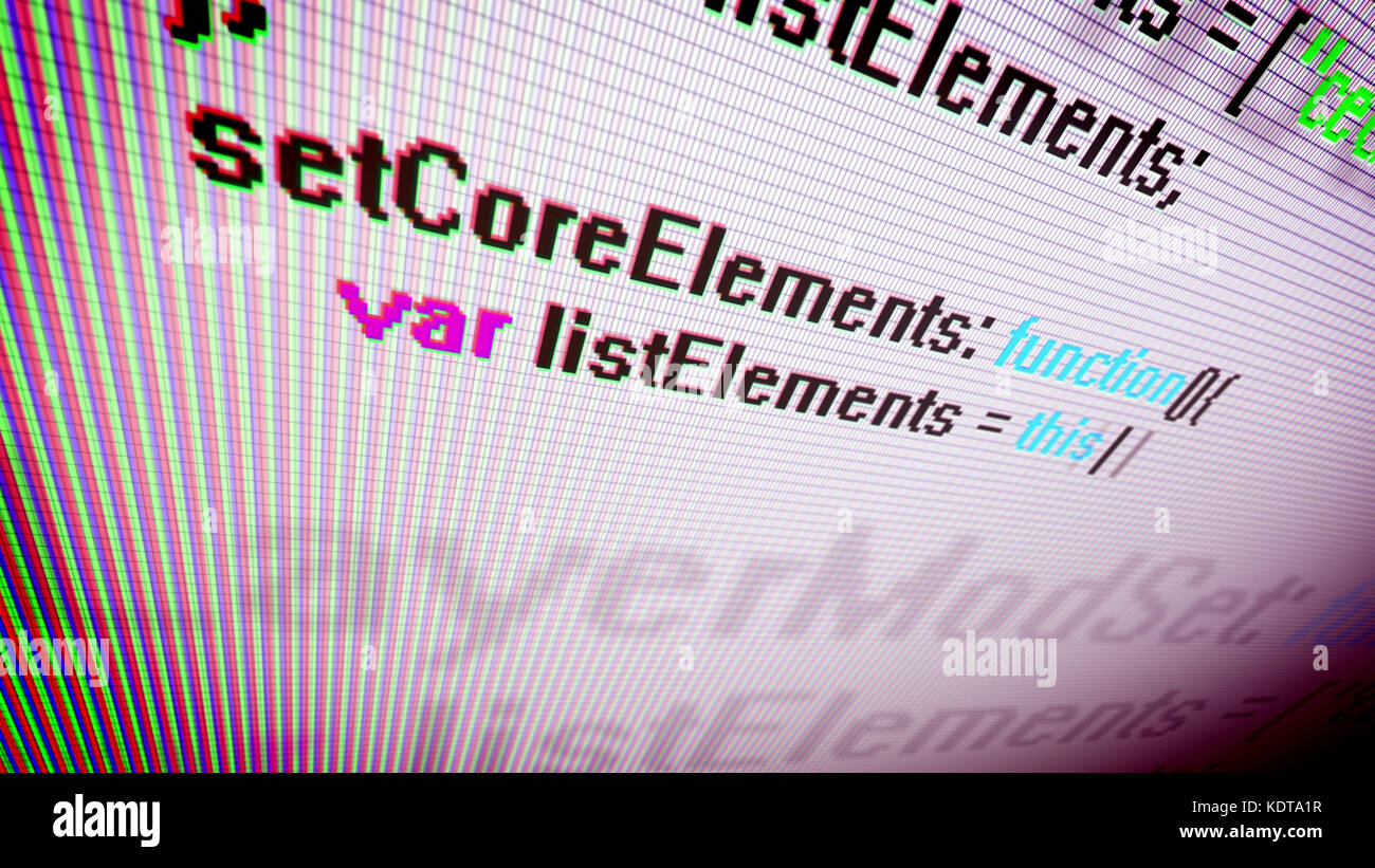 Salient 3d rendering of a computer screen covered with a network put ...