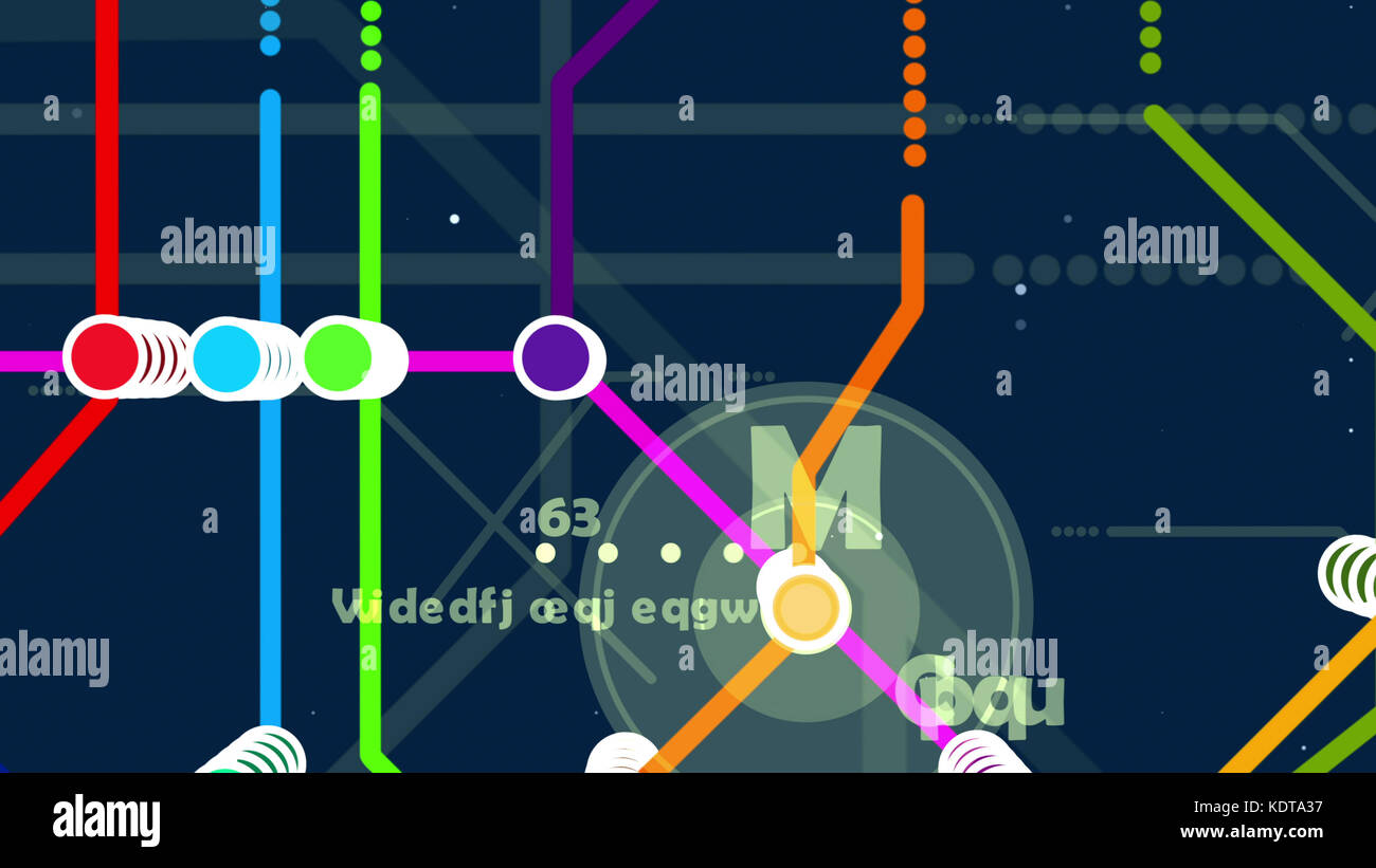 Metro lines symbols hi-res stock photography and images - Alamy