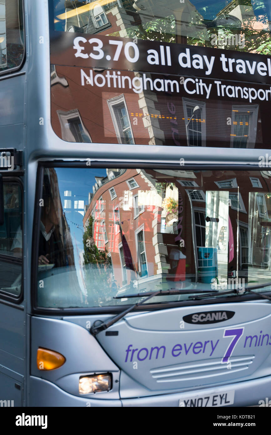 Nottingham city transport bus hi-res stock photography and images - Alamy