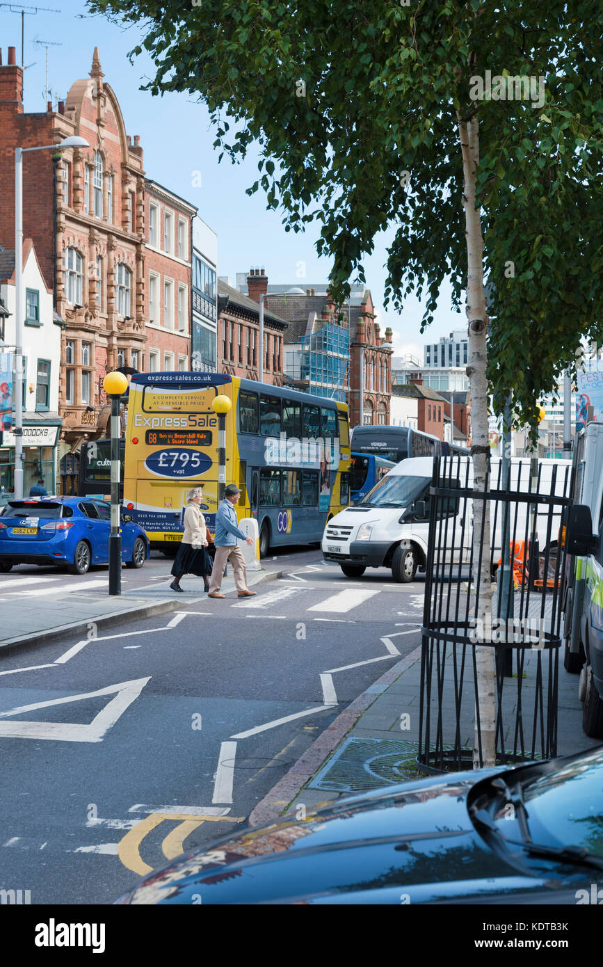 Traffic congestion at Zebra crossing on Upper Parliament Street ...