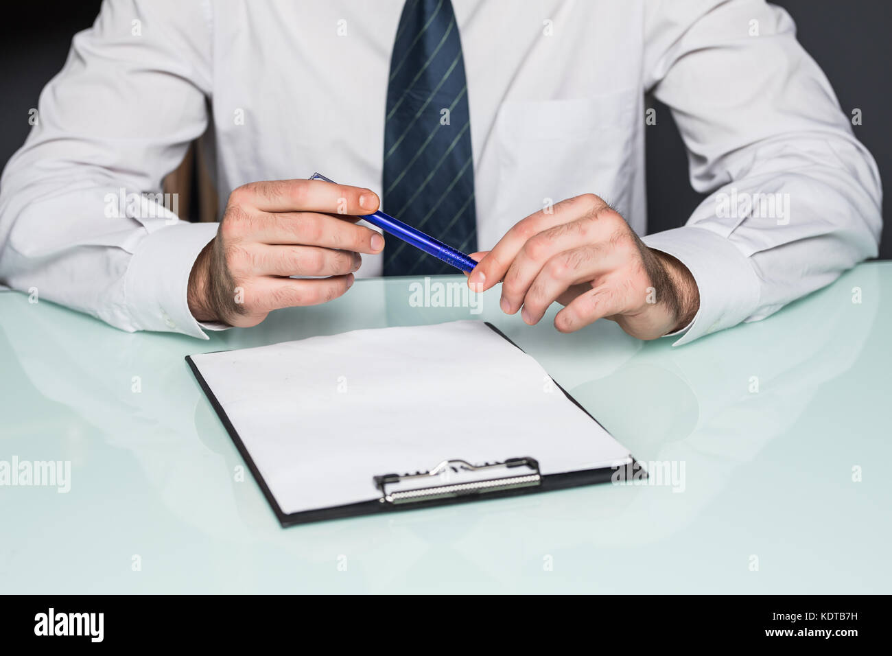 Cropped View of Person Completing Application Form Stock Photo - Alamy