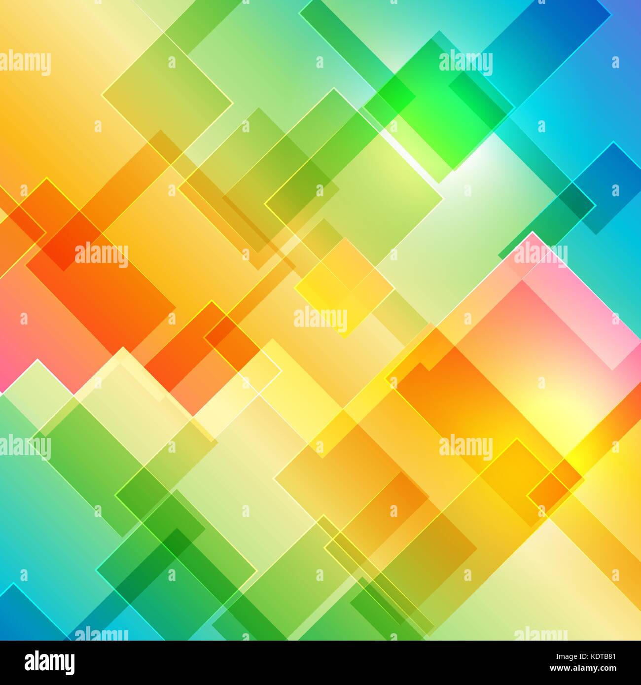 Abstract geometric background colorful squares Stock Vector Images - Alamy