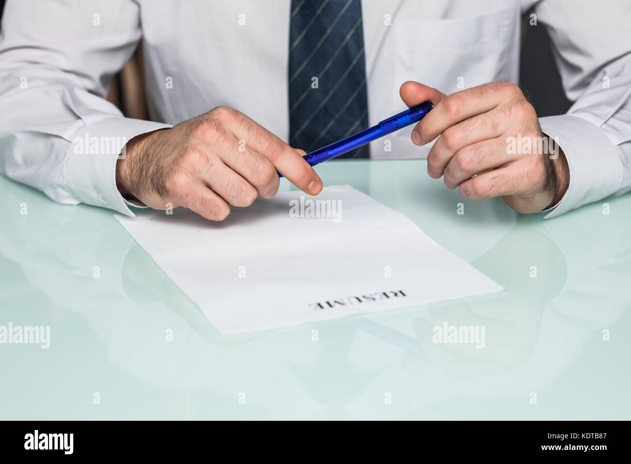 Cropped View of Person Completing Application Form Stock Photo - Alamy