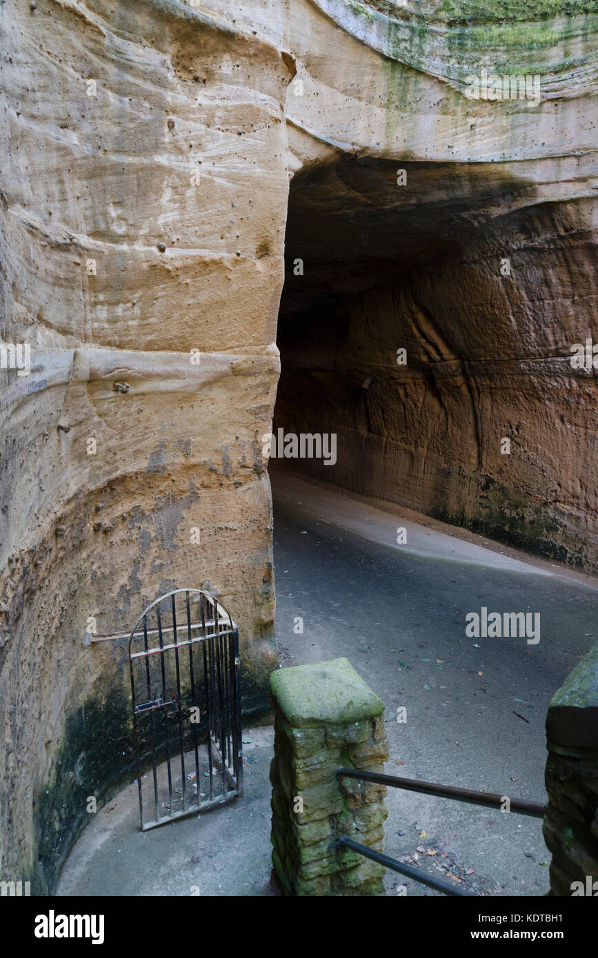 The Park Tunnel, Nottingham viewed from road level Stock Photo - Alamy