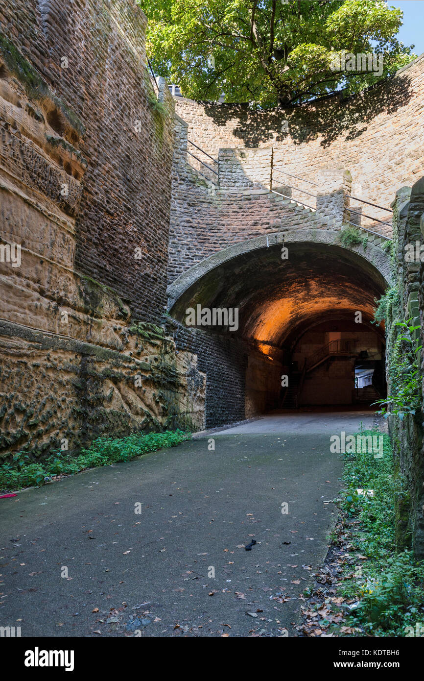 The Park Tunnel, Nottingham viewed from road level Stock Photo - Alamy