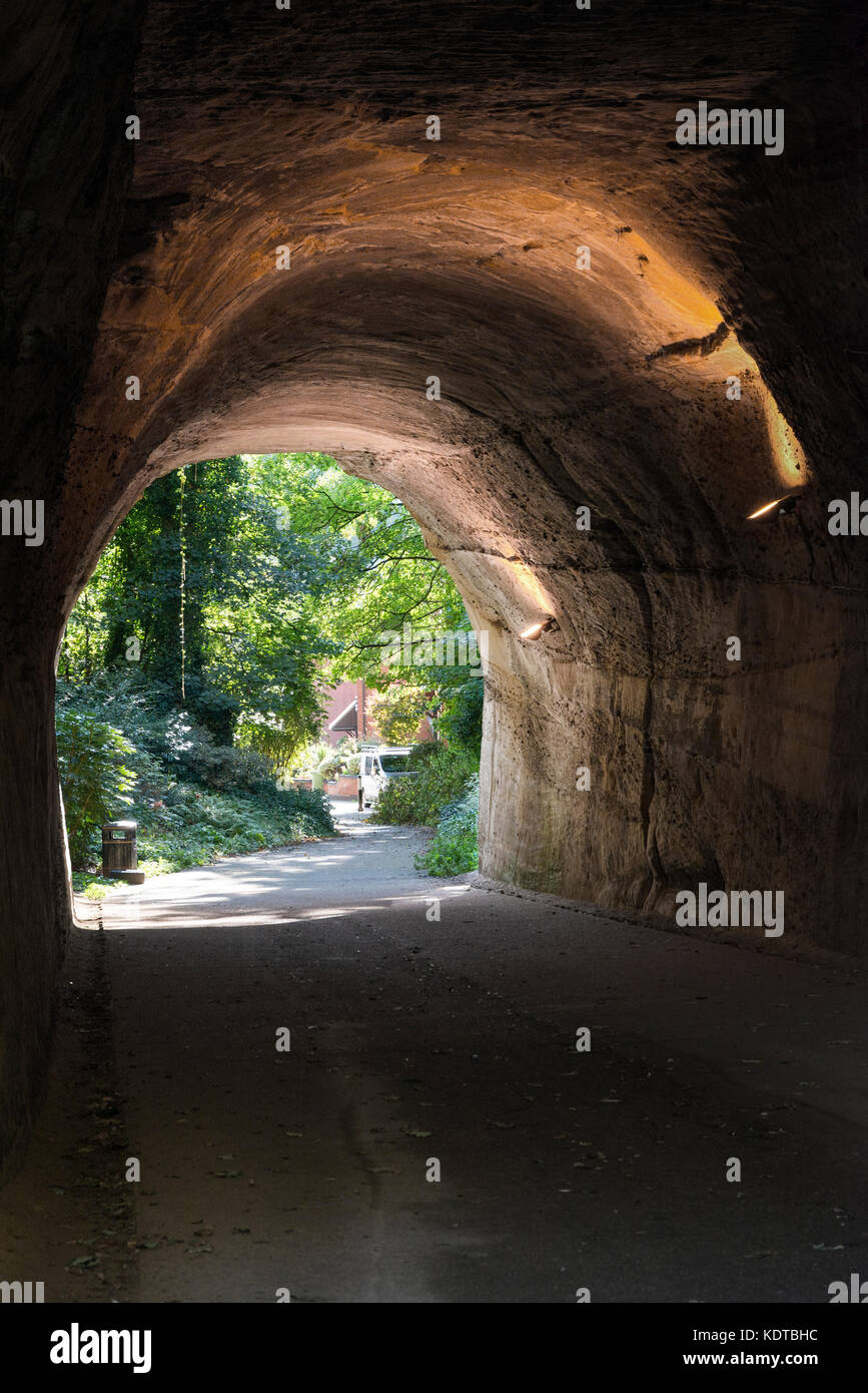 The Park Tunnel, Nottingham viewed from road level Stock Photo - Alamy