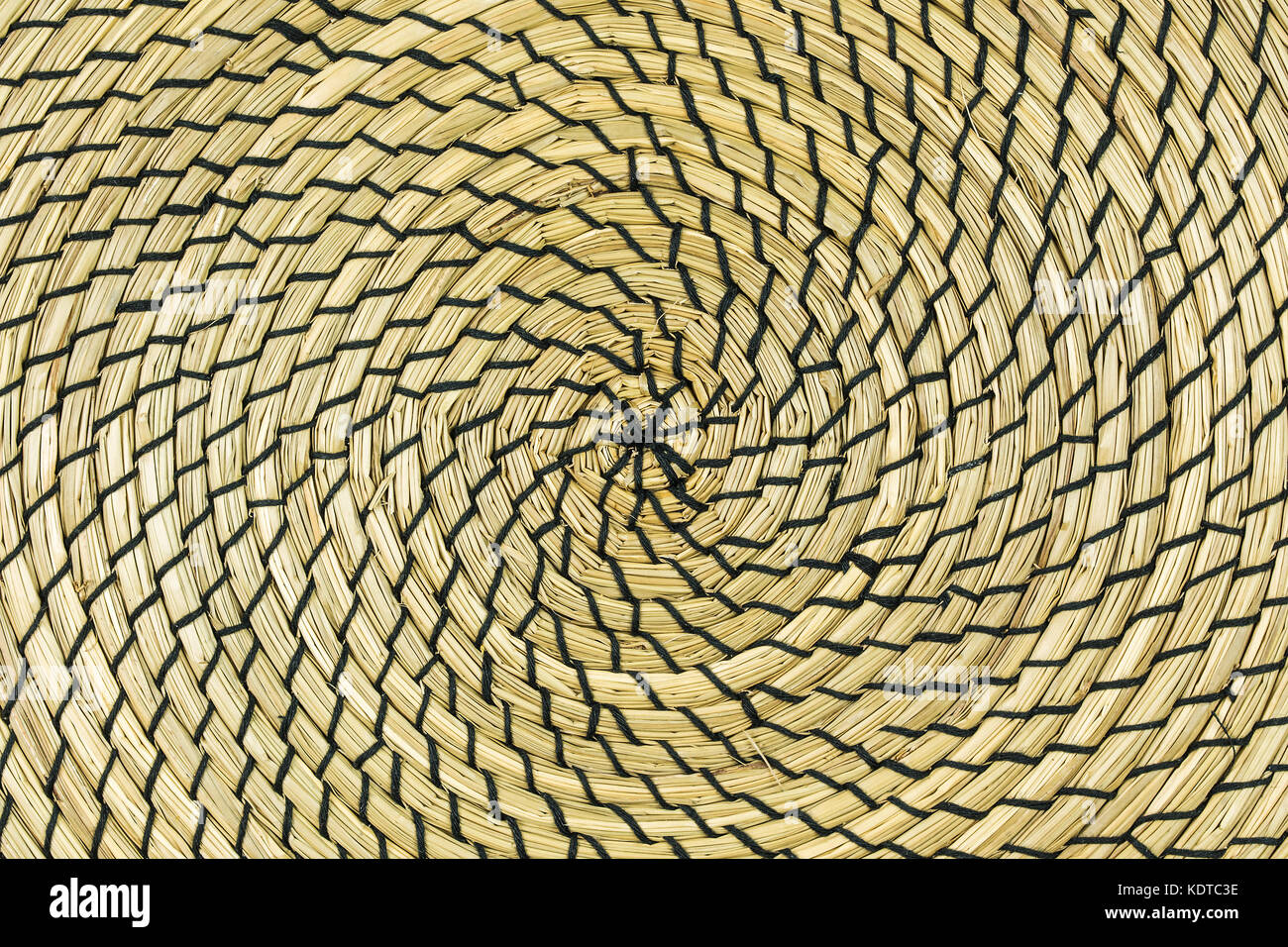textured background closeup of spiral lines made of straw Stock Photo ...
