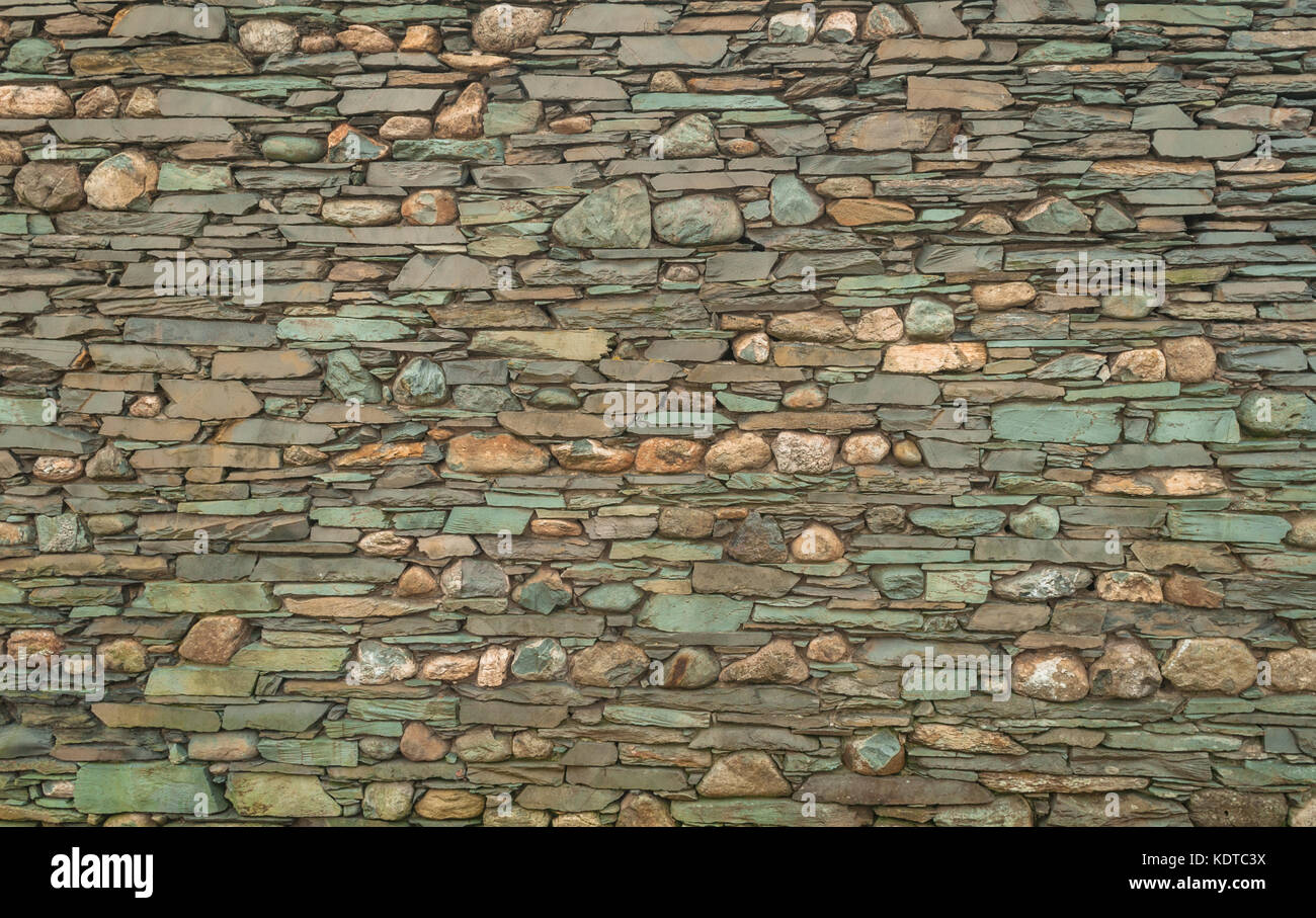 Stone Wall, Traditional English Lake District Cumbria, UK, Building ...