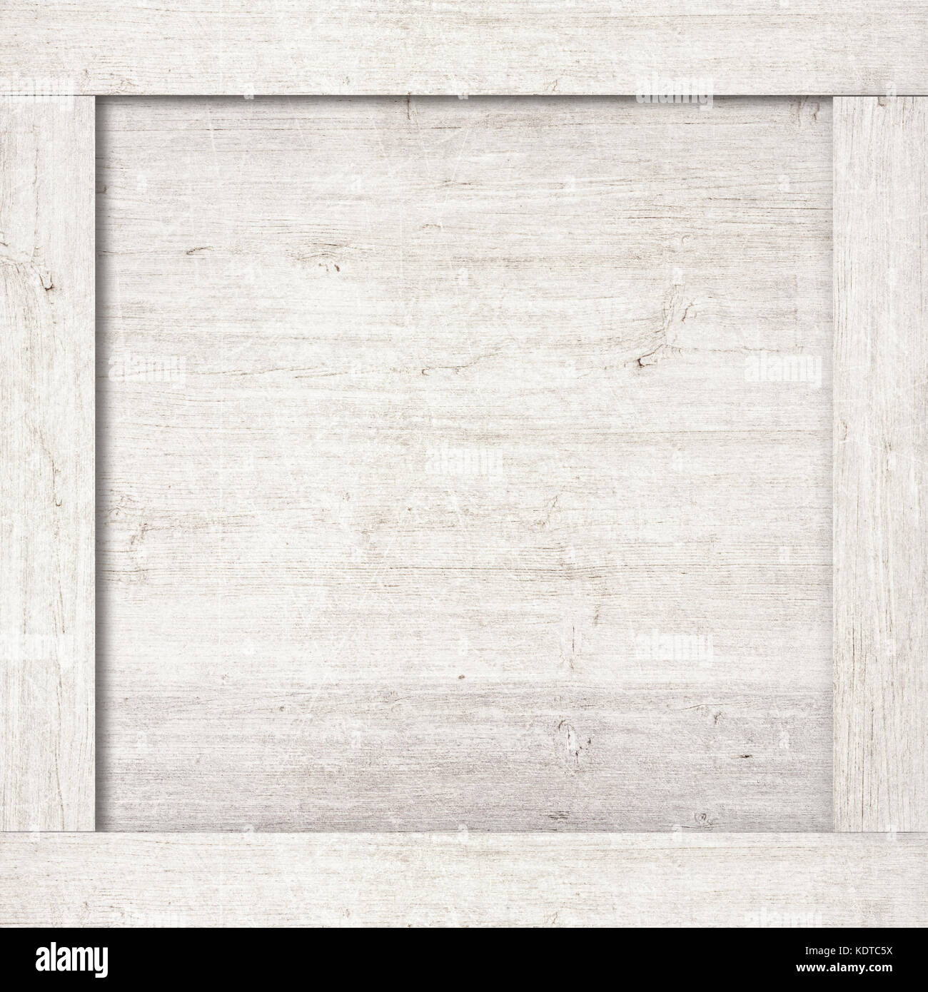 Side of white wooden crate, box, or frame for text Stock Photo - Alamy