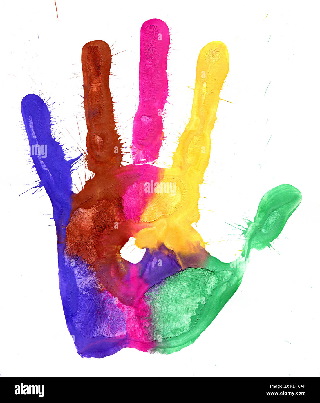 Education handprint design hi-res stock photography and images - Alamy