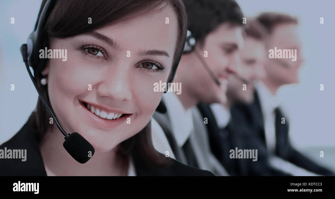 Call Center, Operator, Women Stock Photo - Alamy