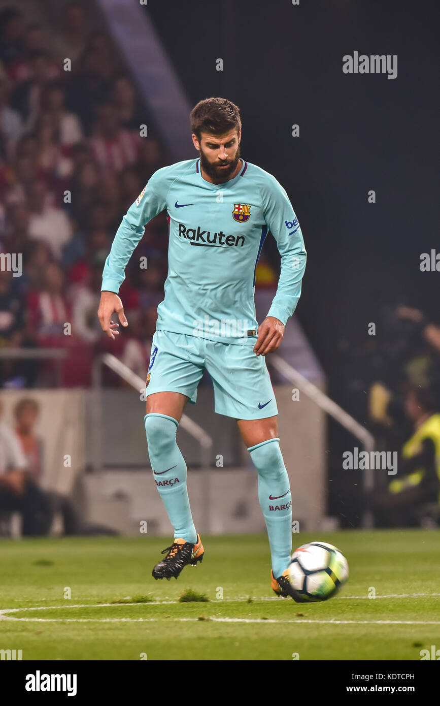 The football mach celebrate in Madrid, spain, in wanda metropolitano ...