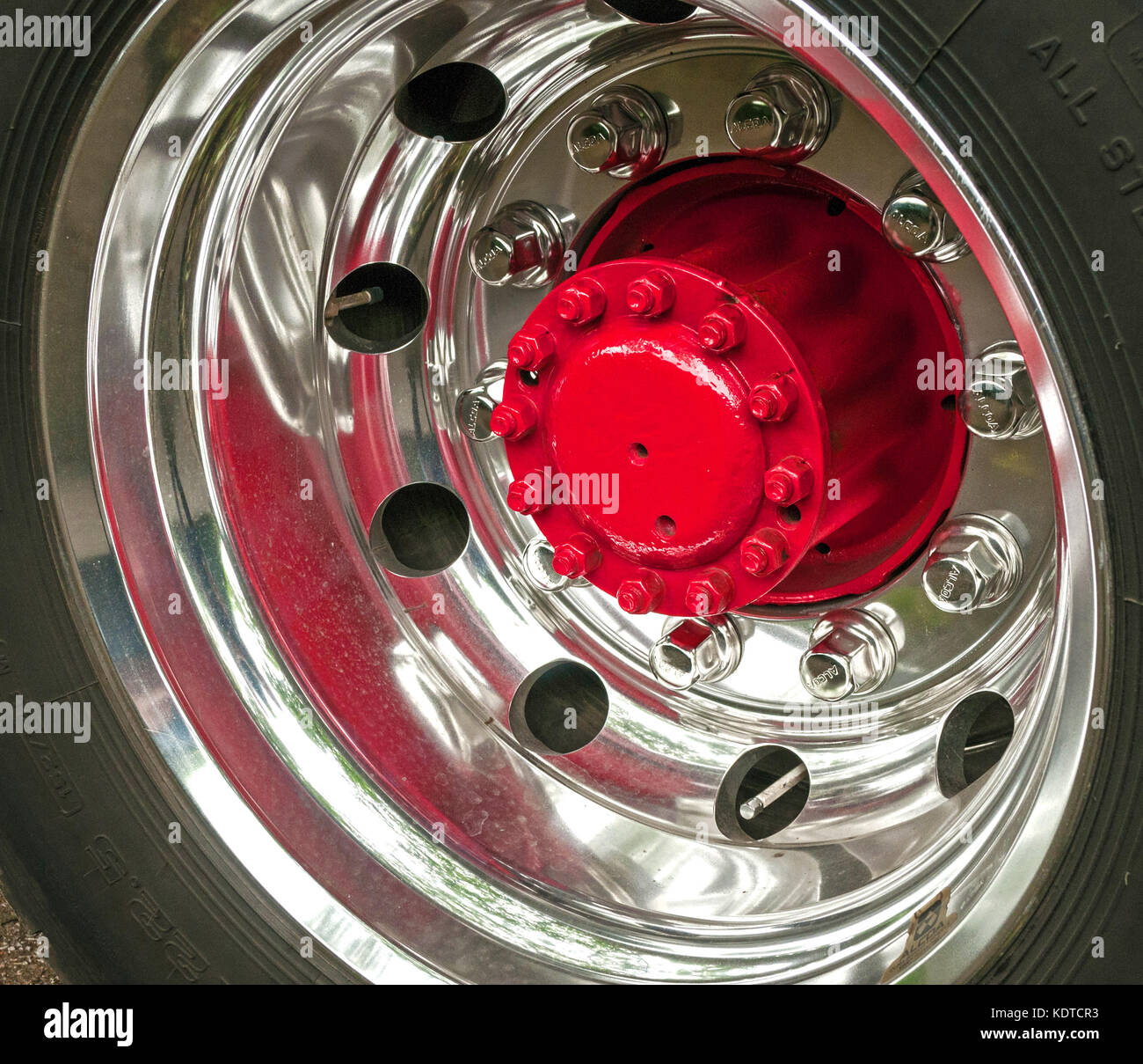 Closeup of truck wheel hi-res stock photography and images - Alamy