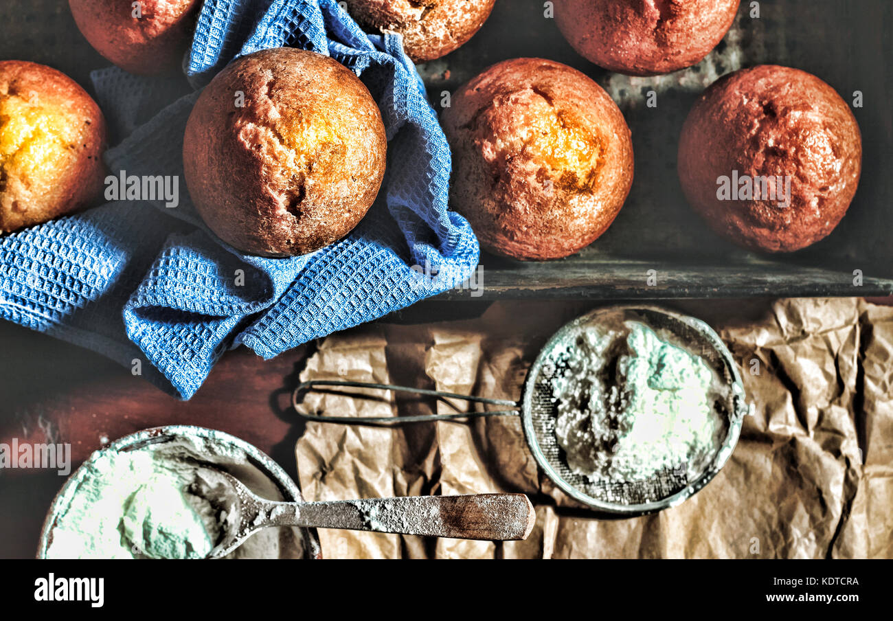 fresh tasty bakery. homemade breakfast Stock Photo - Alamy