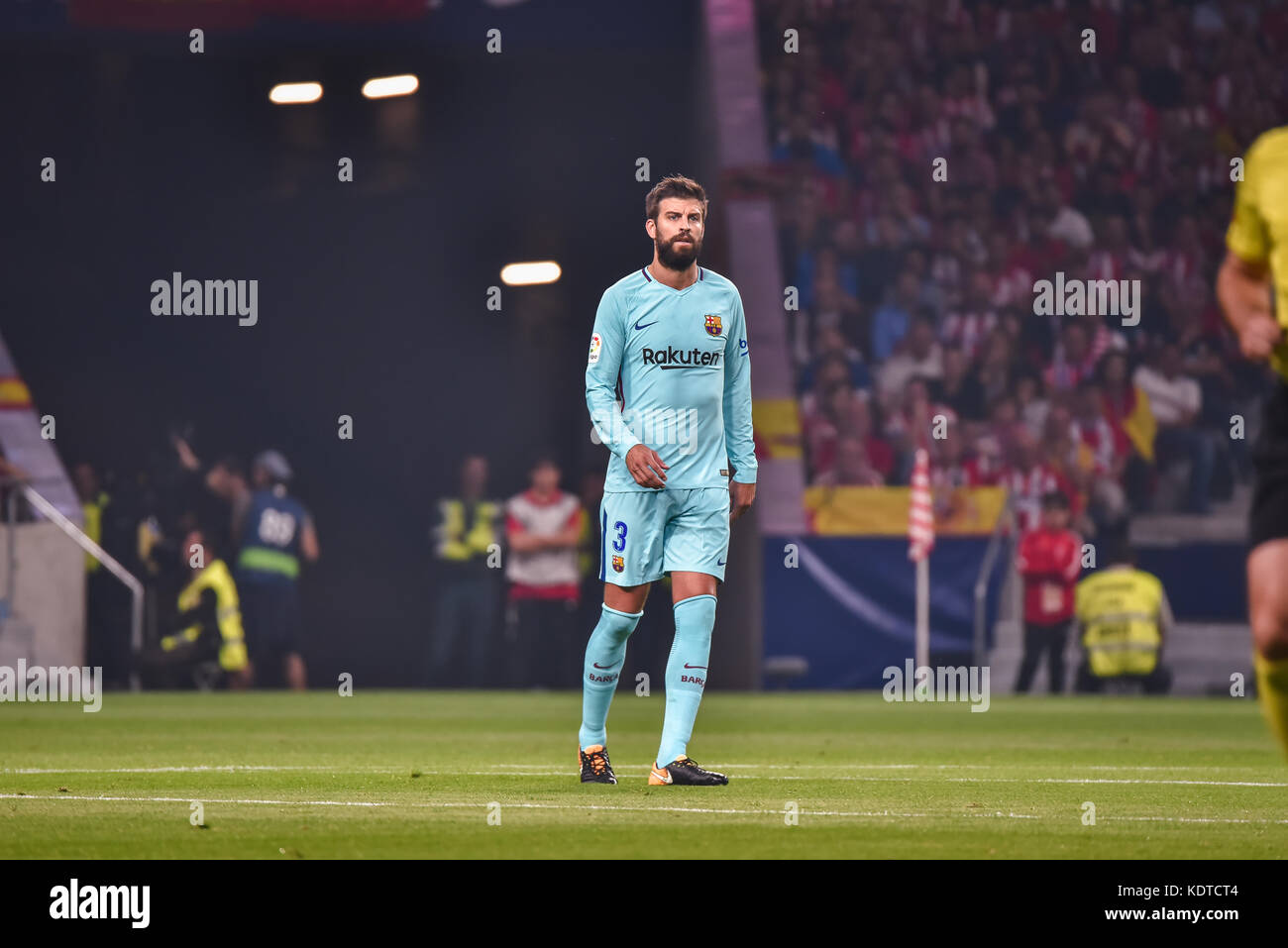 The football mach celebrate in Madrid, spain, in wanda metropolitano ...