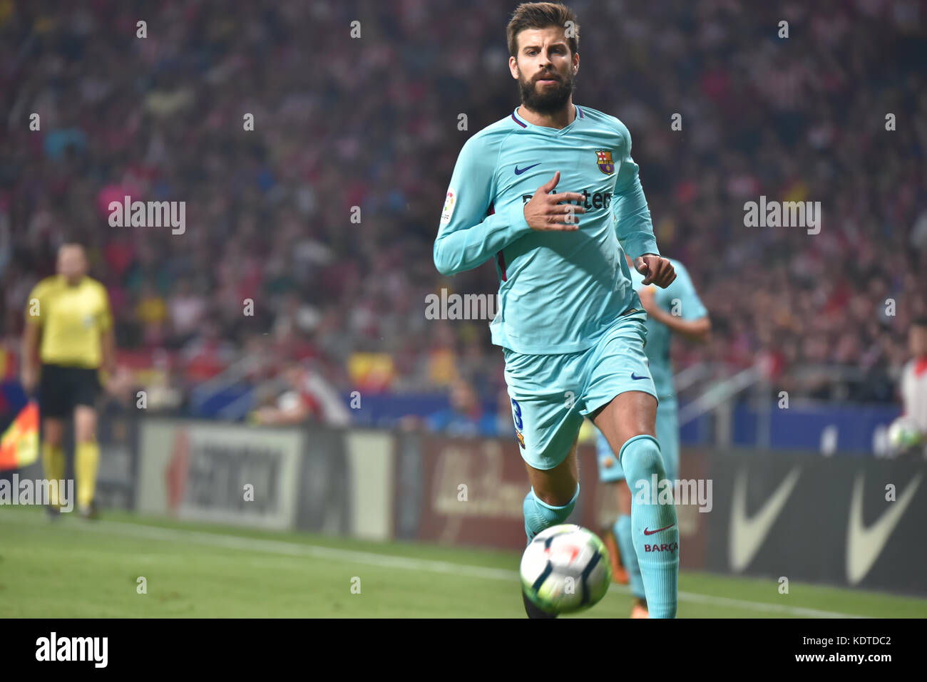The football mach celebrate in Madrid, spain, in wanda metropolitano ...