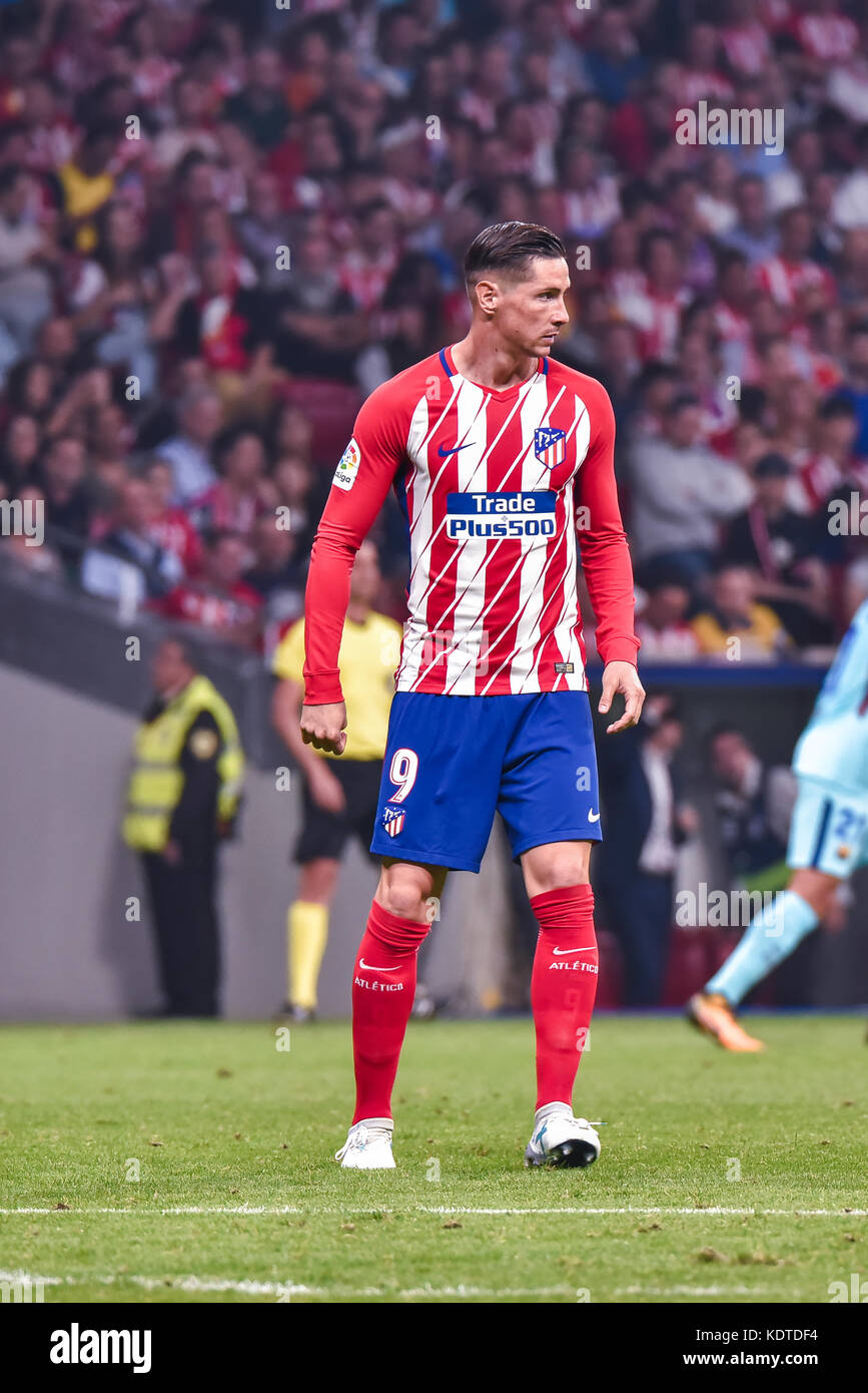 The football mach celebrate in Madrid, spain, in wanda metropolitano ...