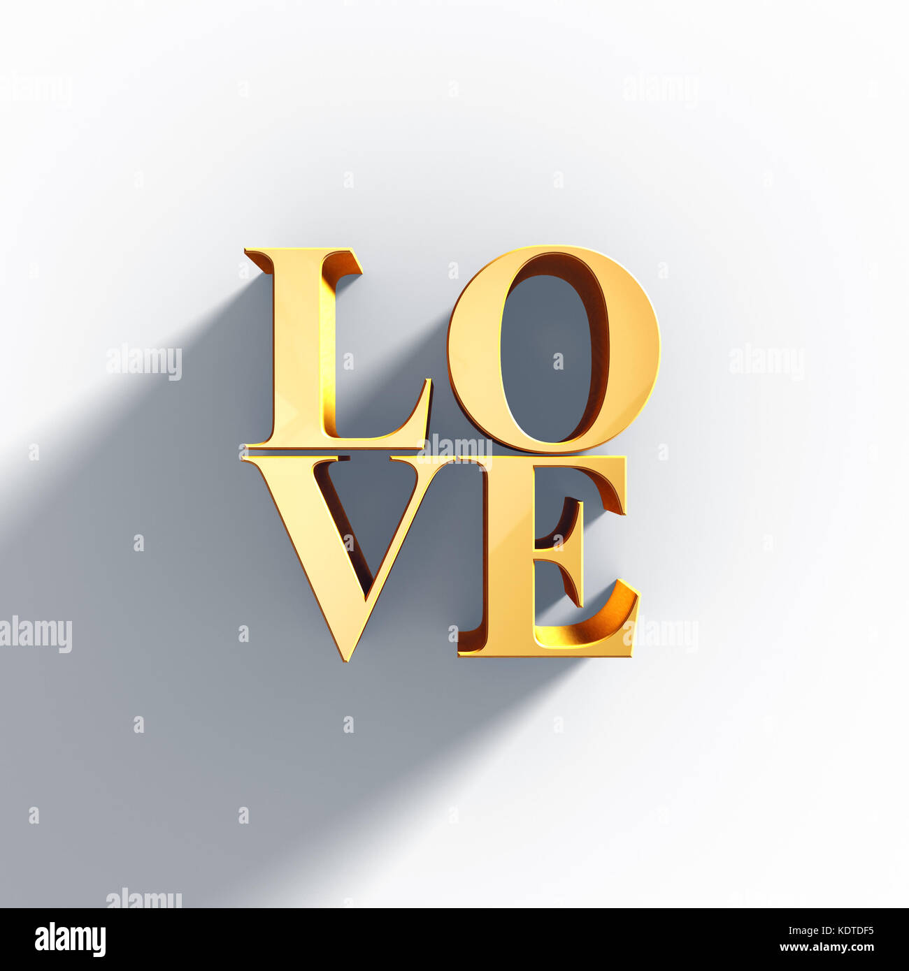 3D love greeting design Stock Photo - Alamy