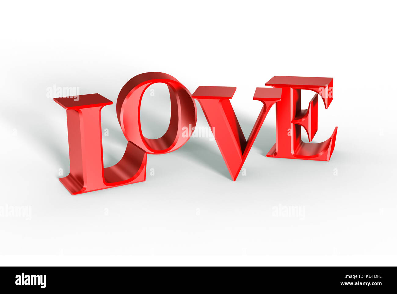 3D love design Stock Photo - Alamy