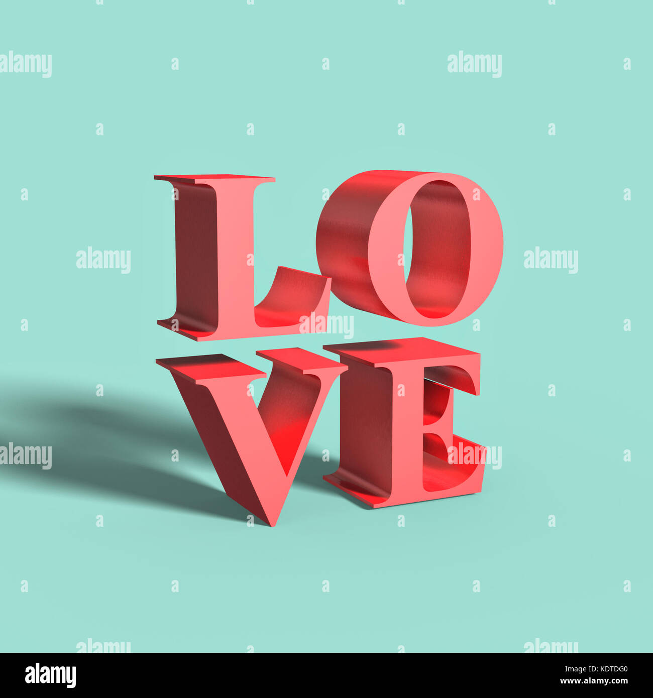 3D love design Stock Photo - Alamy
