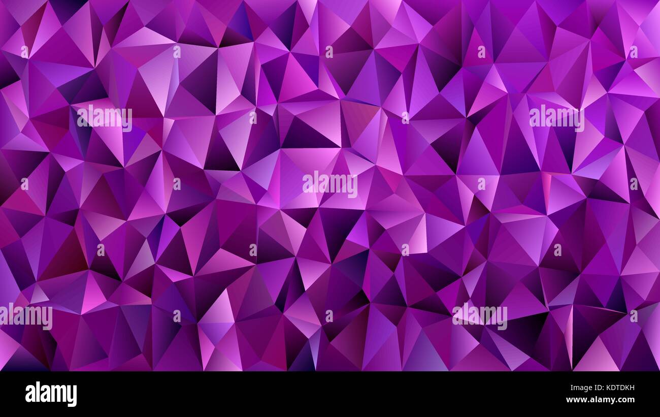 Dark purple geometrical triangle tile mosaic background - vector ...