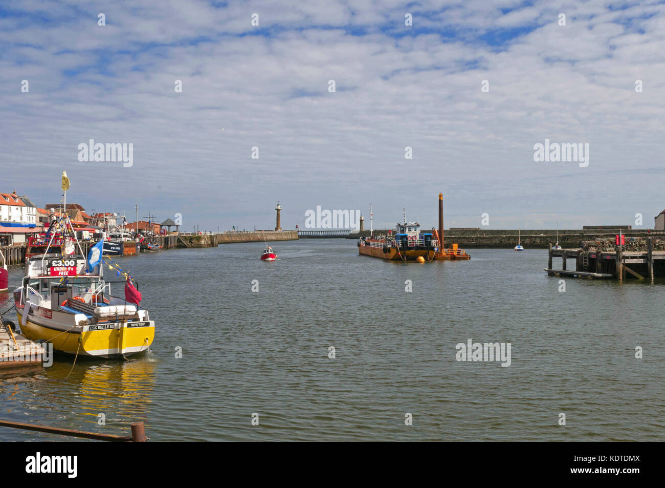 Whitby commercial fishing boat hi-res stock photography and images - Alamy