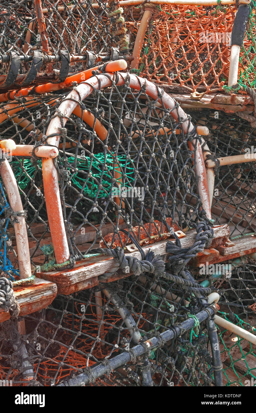Old Lobster Pot Stock Photos & Old Lobster Pot Stock Images - Alamy