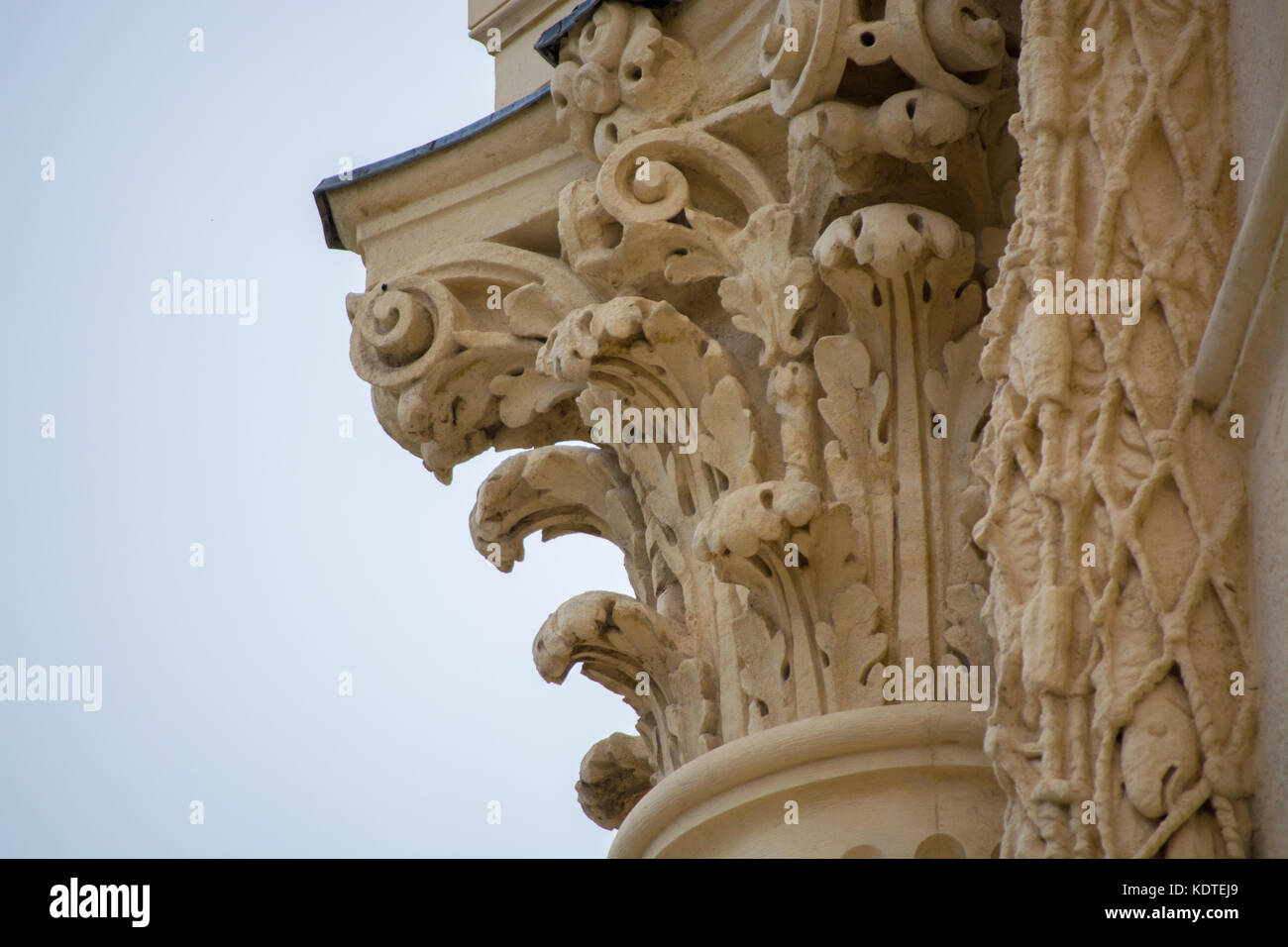 Architecture elements of Peyrou water castle, Montpellier, France ...