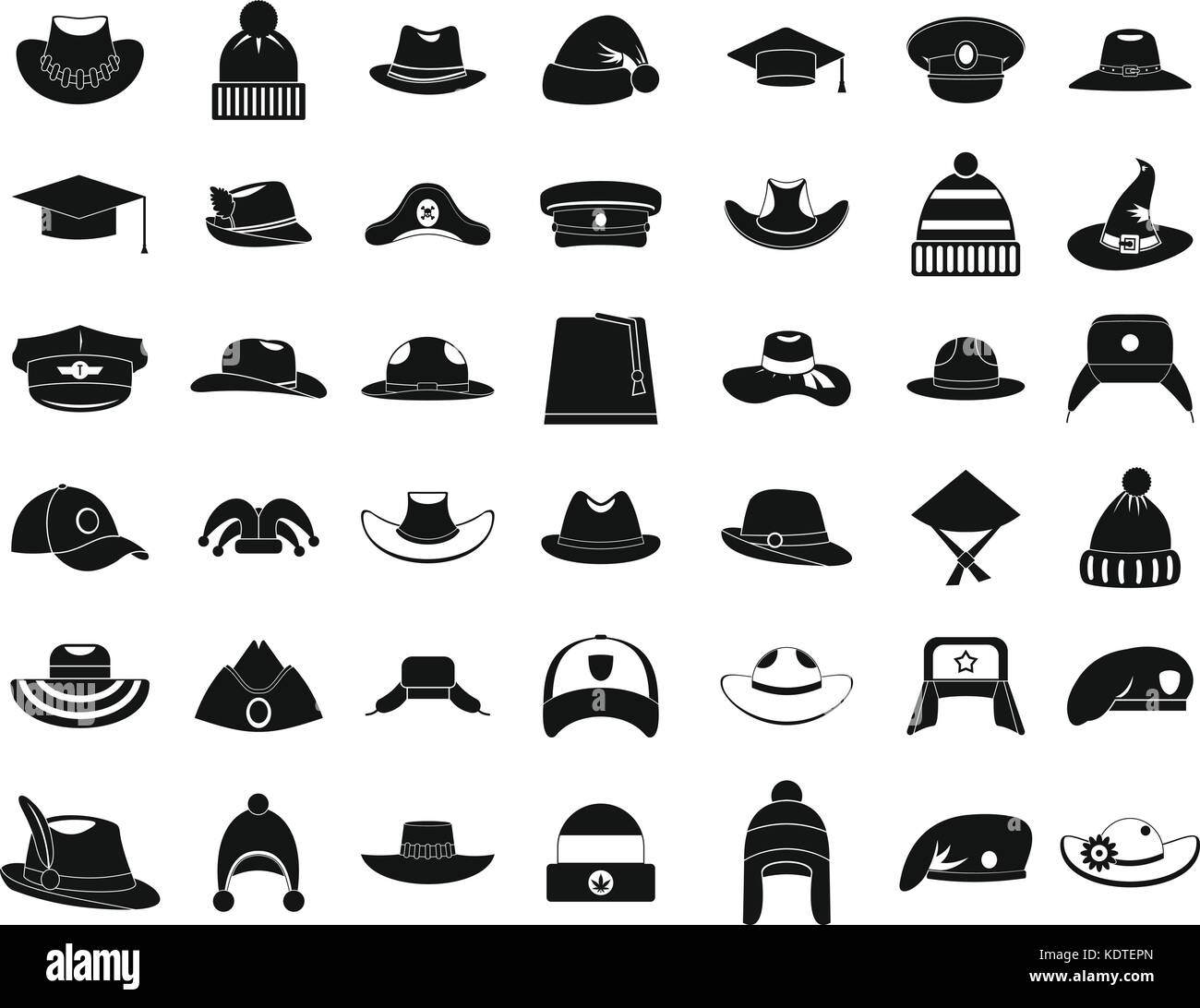 Hat icon set, simple style Stock Vector Image & Art - Alamy Hat icon set, simple style Stock Vector Image & Art - Alamy