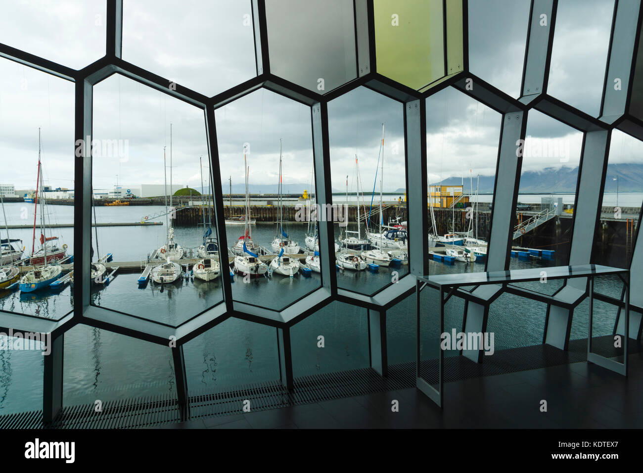 Harpa concert hall and conference centre. Reykjavík, Iceland Stock ...