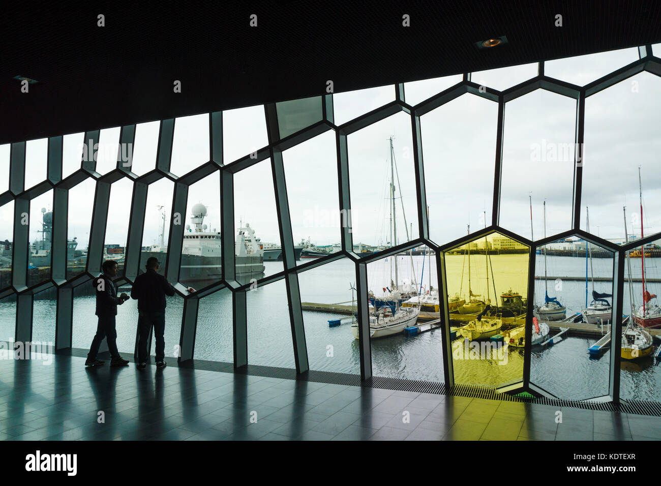 Harpa concert hall and conference centre. Reykjavík, Iceland Stock ...