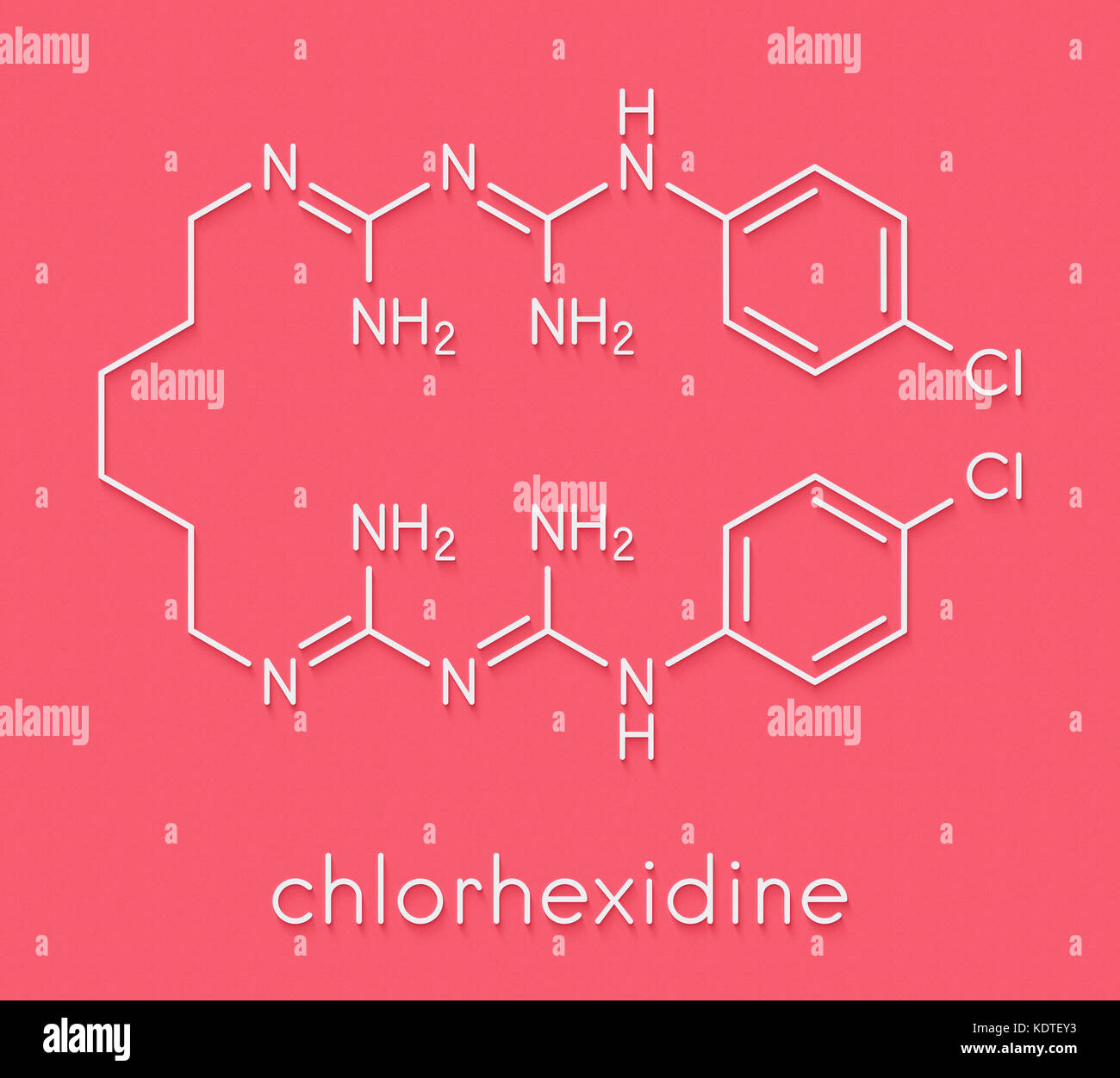 Chlorhexidine antiseptic molecule hi-res stock photography and images ...