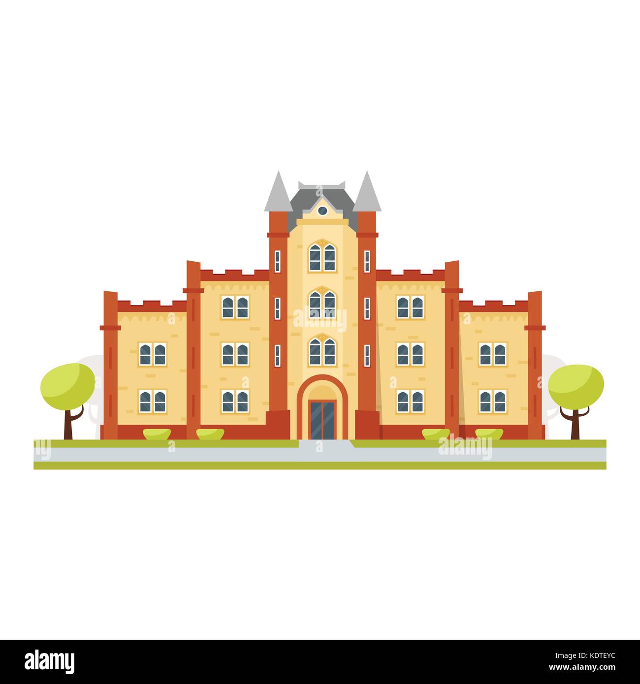 Educational campus Stock Vector Images - Alamy
