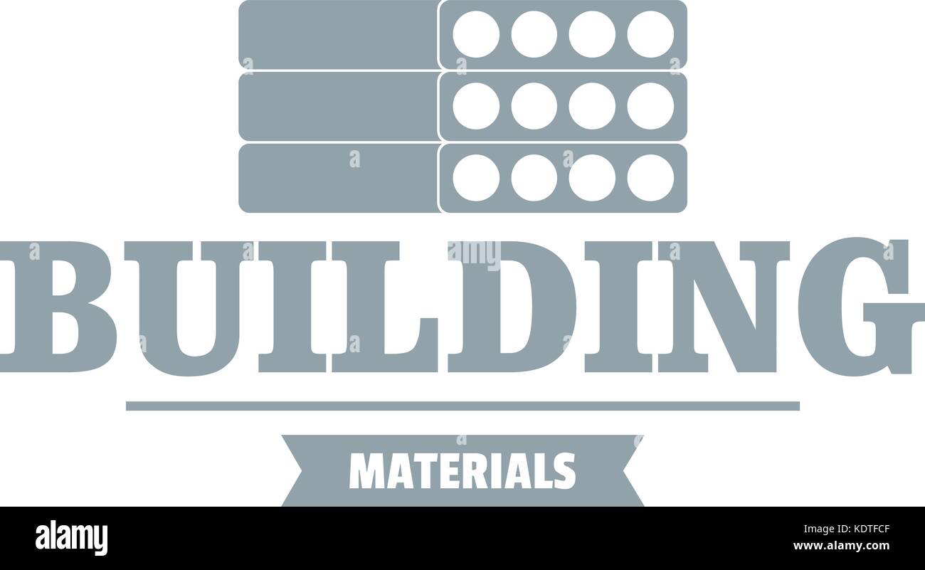 Construction emblem logo, gray monochrome style Stock Vector Image ...