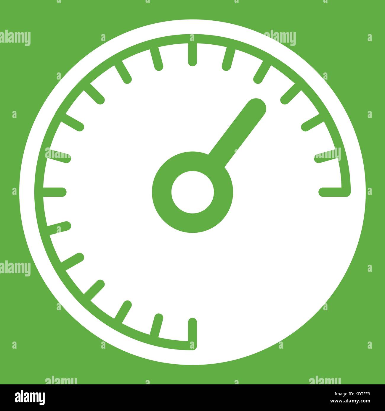 Speedometer icon green Stock Vector Image & Art - Alamy