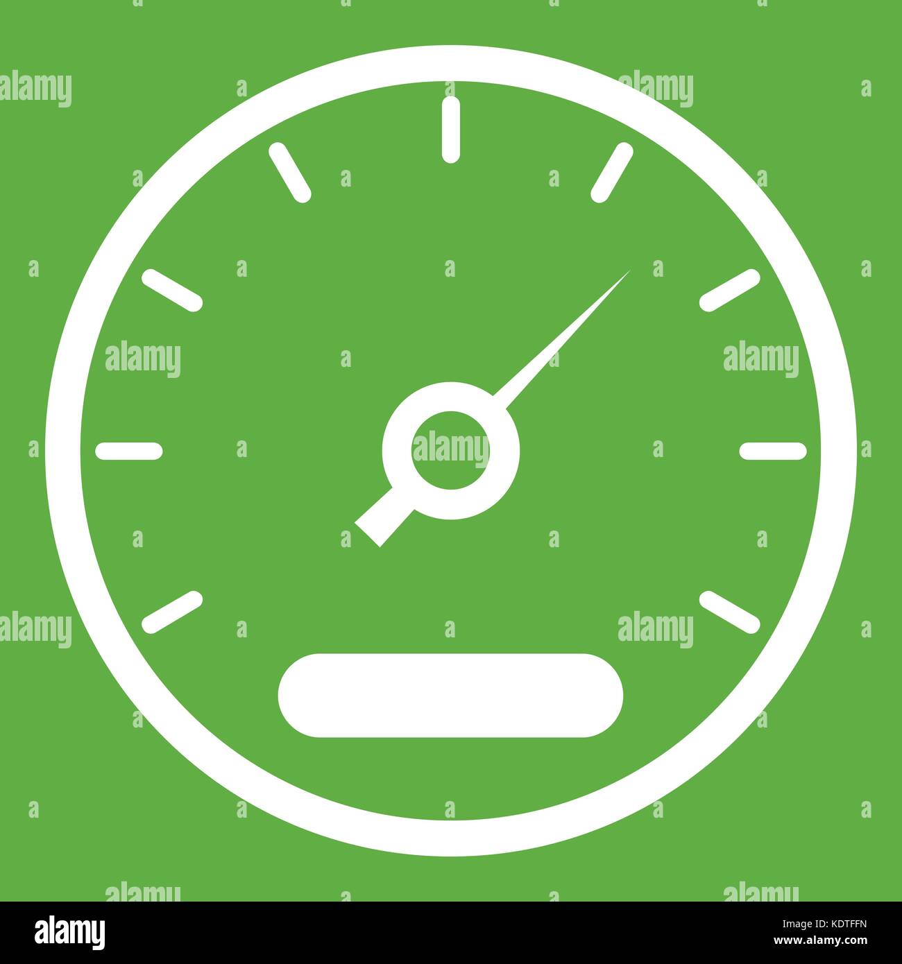 Speedometer icon green Stock Vector Image & Art - Alamy
