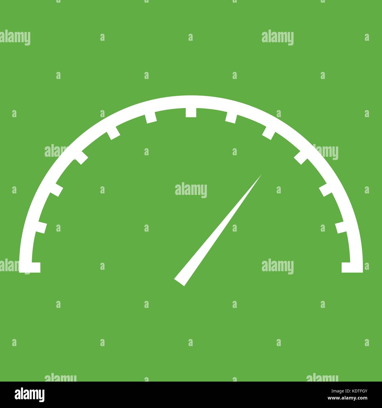 Speedometer icon green Stock Vector Image & Art - Alamy