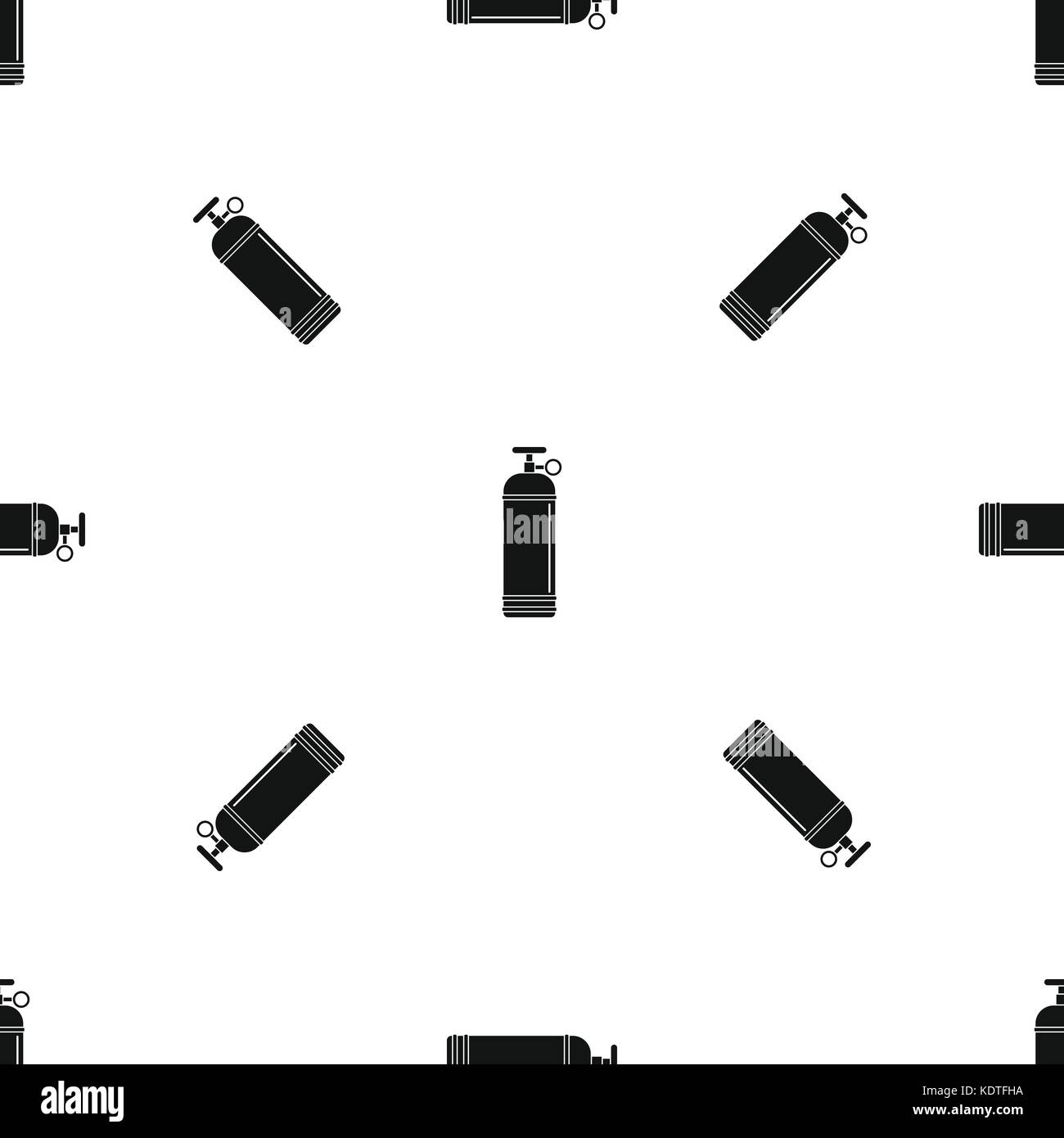 Gas cylinder seamless vector background Stock Vector Images - Alamy