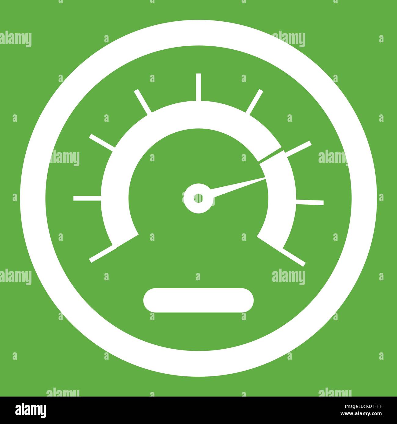 Speedometer icon green Stock Vector Image & Art - Alamy